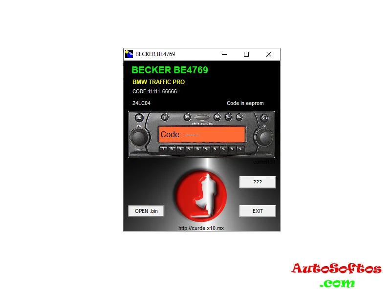 Car radio calculator BECKER BE4769 » AutoSoftos.com Автомобильный ...